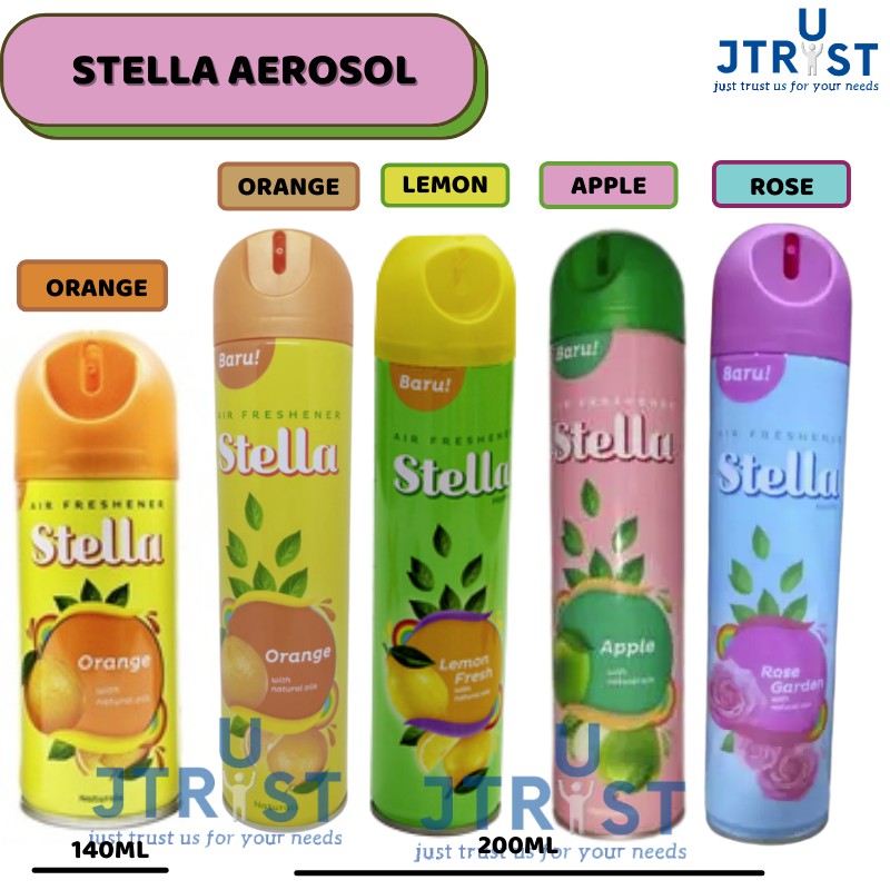 Jual Stella Aerosol Kemasan Botol Spray 140ml & 200ml | Shopee Indonesia