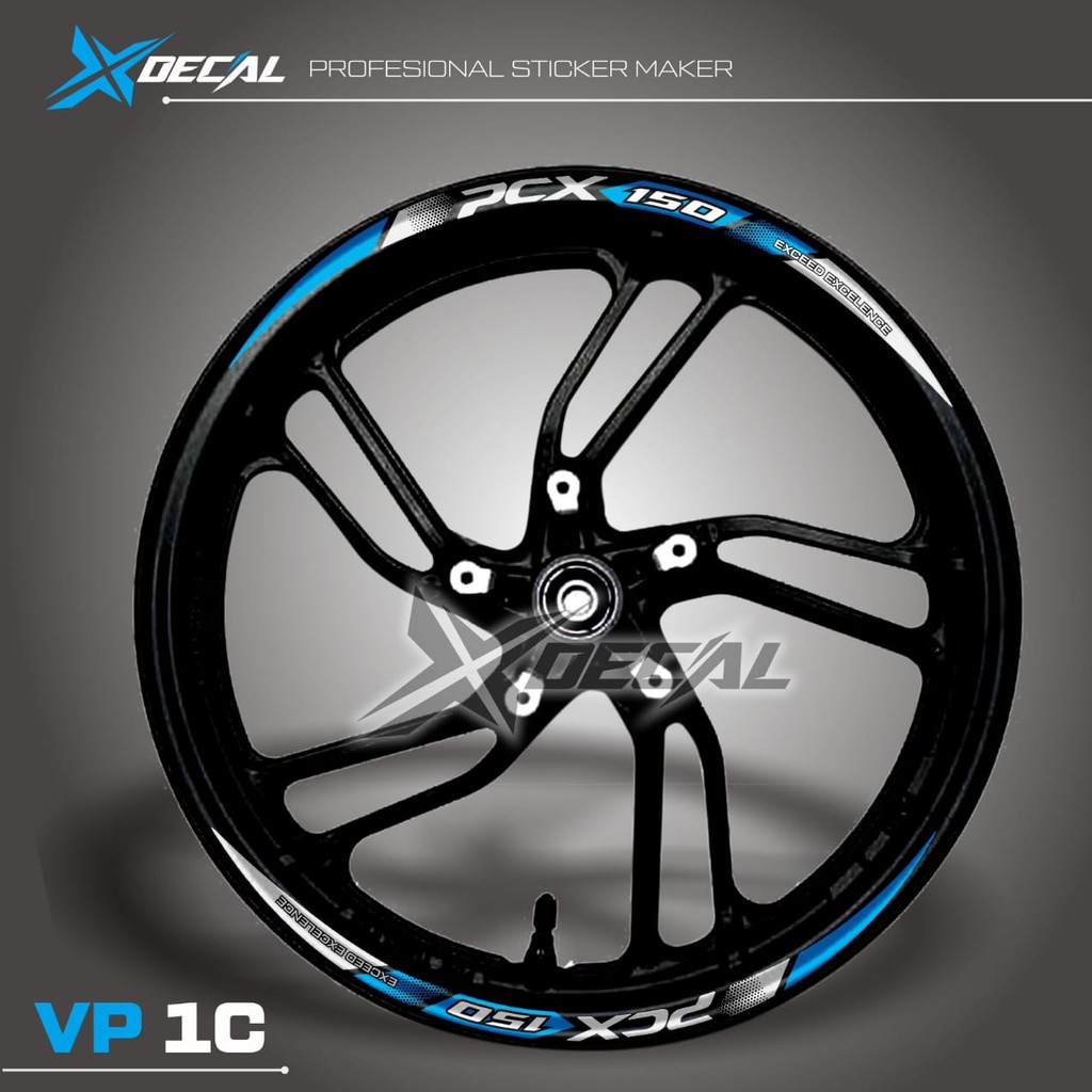 Jual STICKER DECAL VELG HONDA PCX - KODE VP1C | Shopee Indonesia