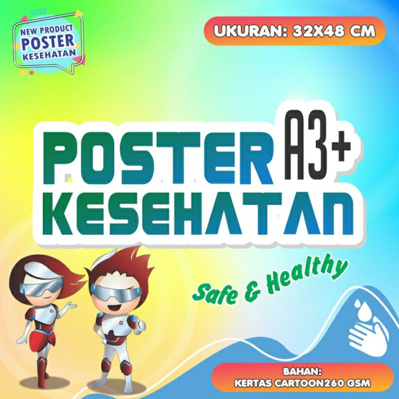 Jual poster kesehatan pukesmas atau rumah sakit | Shopee Indonesia