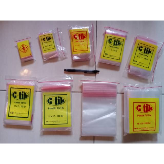 Jual Plastik cetik / plastik klip / kantong plastik cetik / plastik ...