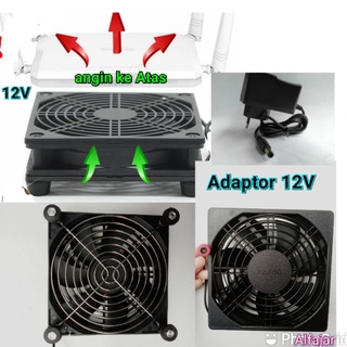 Jual Cooling Fan Meja Kipas 12Volt DC brushless Modem Mikrotik TV box ...