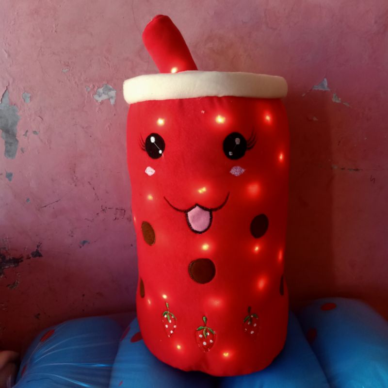 Jual Bantal Boba LED Super jumbo (KARAKTER BARU) Boba LED//Lampu LED ...