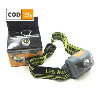 Jual Lampu Senter Kepala Headlamp LED Multifungsi Rotasi 90 Derajat ...