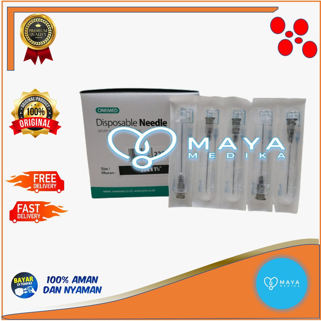 Jual Jarum Suntik Needle / One Med / 27G / Box | Shopee Indonesia