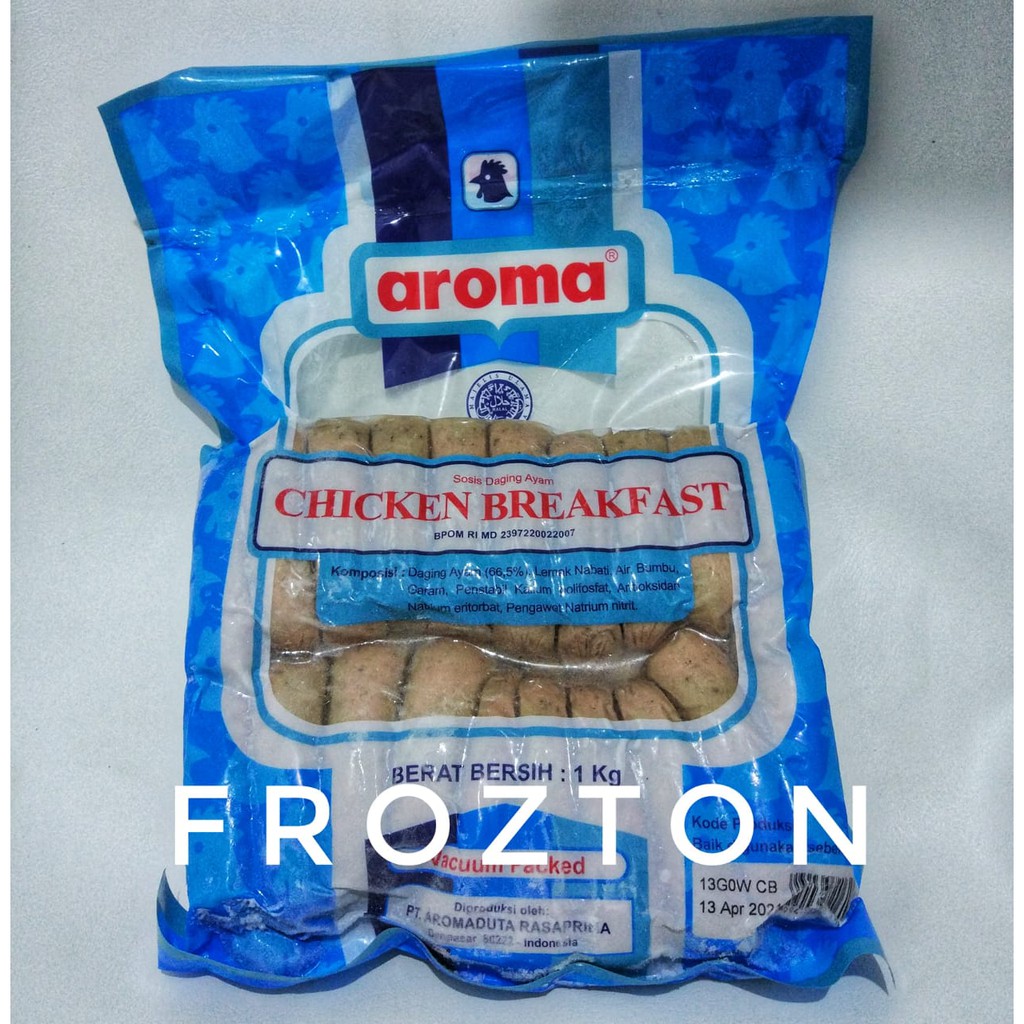 Jual Aroma Chicken Breakfast Sausage (1 Kg ) Sosis Ayam | Shopee Indonesia