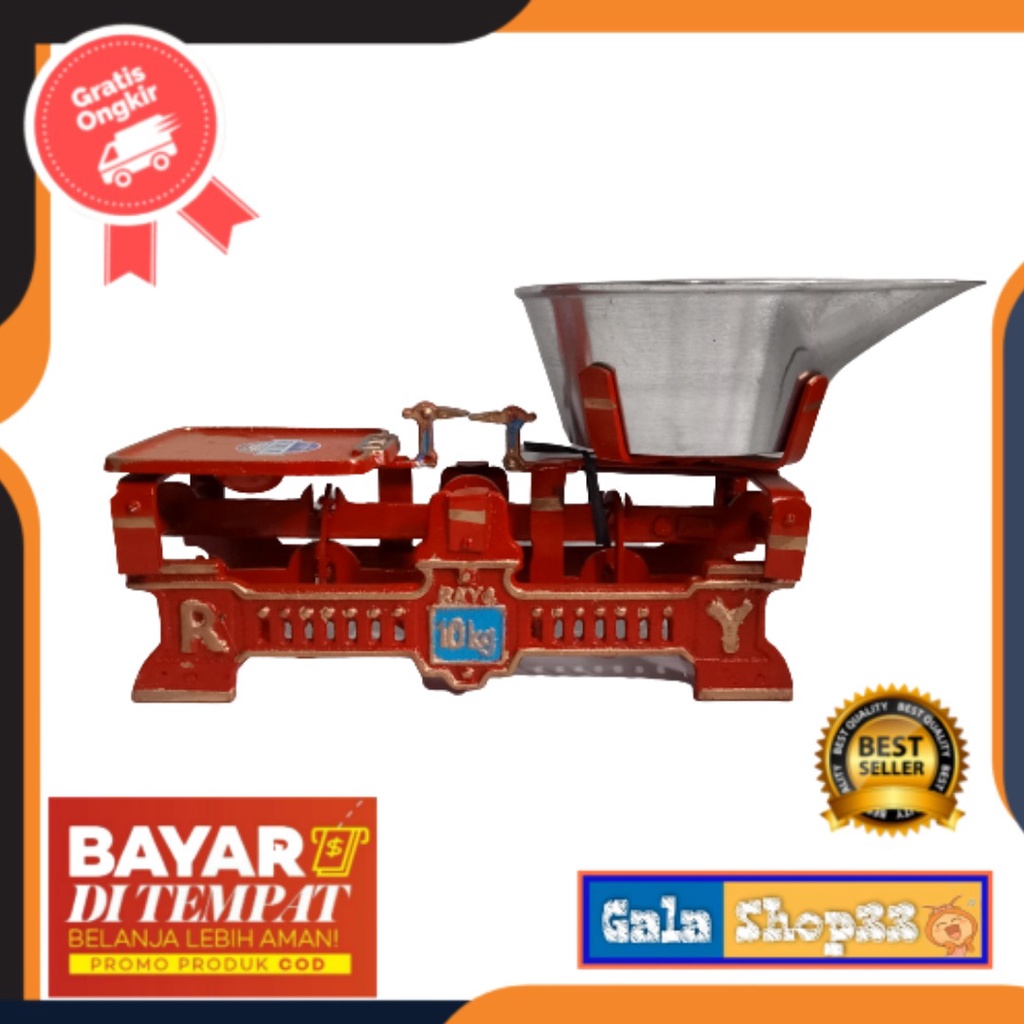 Jual Timbangan Duduk / Timbangan Raya / Timbangan Bebek Raya 10 Kg ...