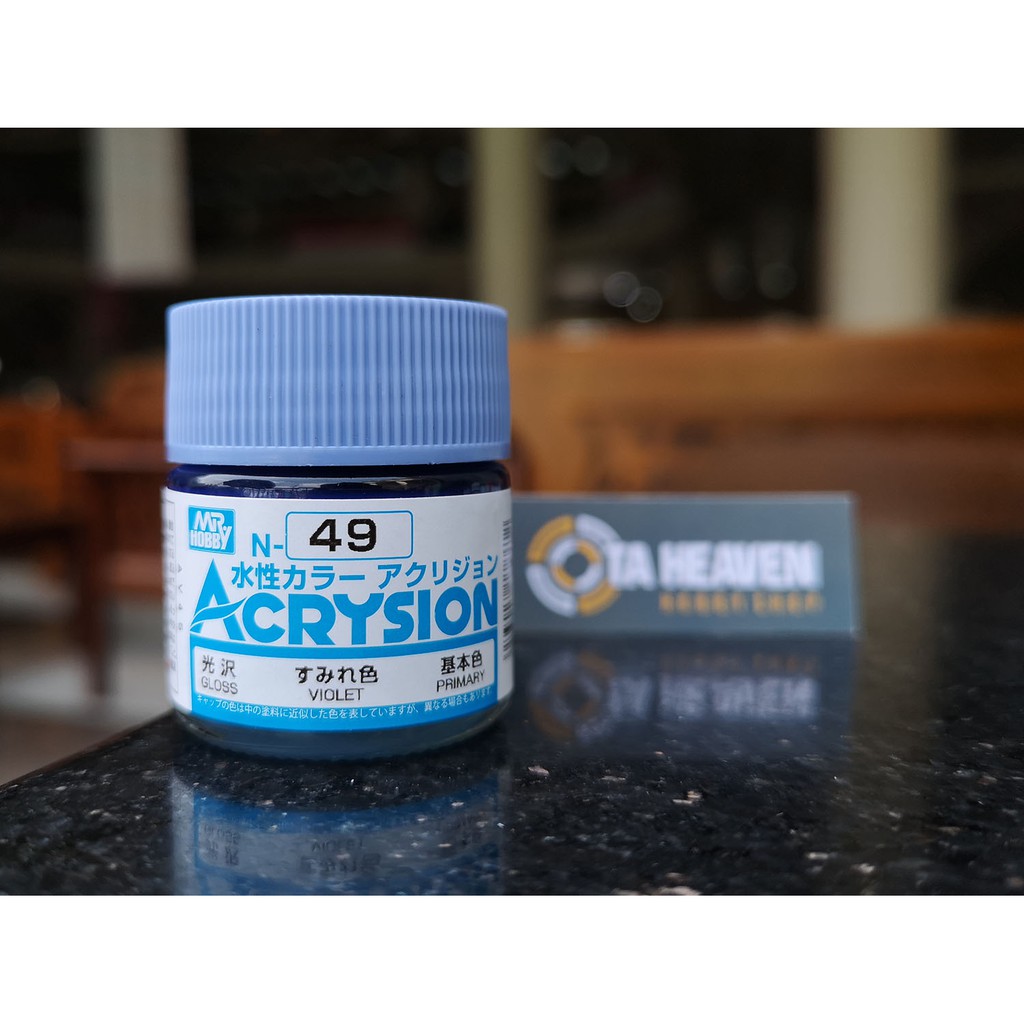 Jual Acrysion N 49 Violet - Cat Gundam Model Kit Paint | Shopee Indonesia