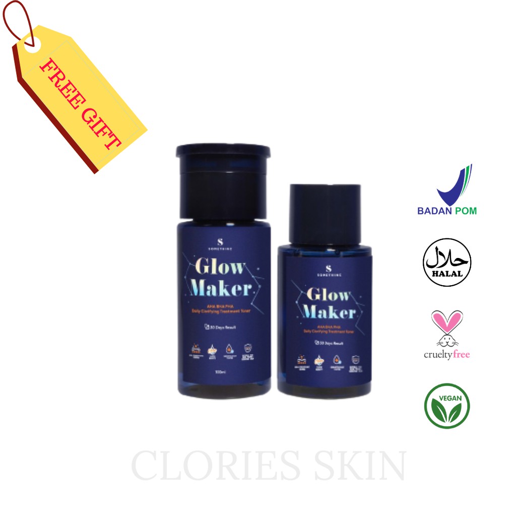 Jual SOMETHINC GLOW MAKER AHA BHA PHA Clarifying Treatment Toner ...