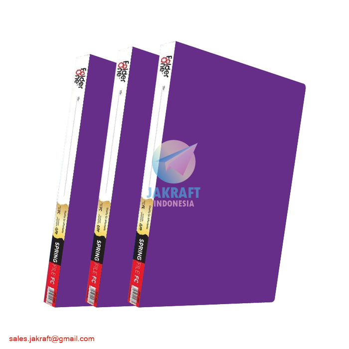 Jual Map Spring File F4 Folio Warna Ungu Purple FOLDER ONE Mirip ...