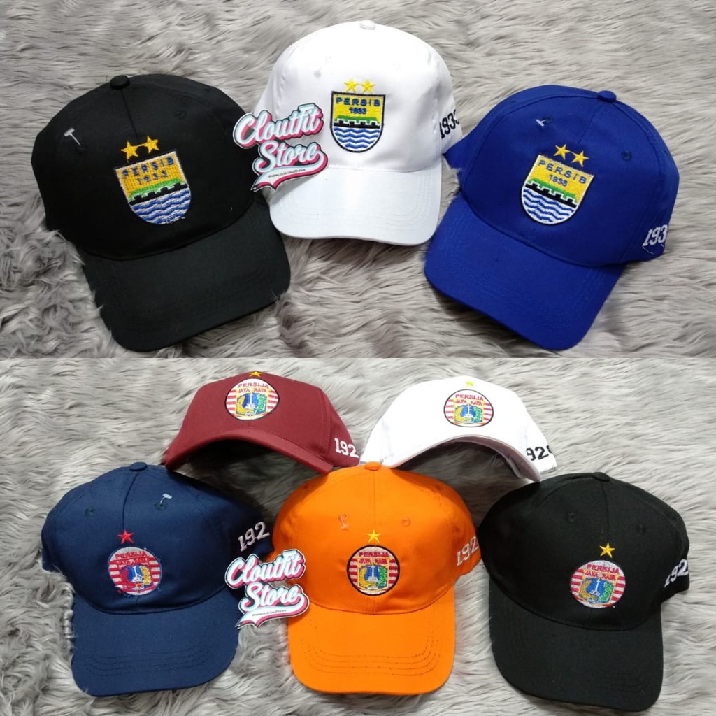 Jual Topi Persija Persib Persebaya Badak Lampung FC The Jak Viking ...