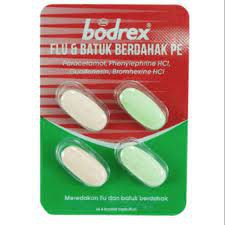 Jual BODREX FLU BATUK BERDAHAK 4 TABLET/OBAT FLU DAN BATUK BERDAHAK ...
