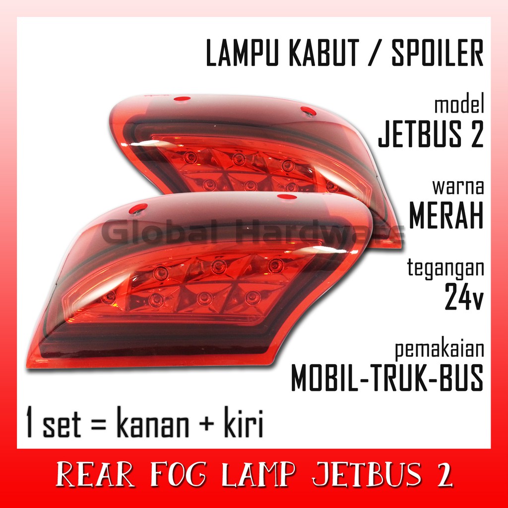 Jual Lampu Spoiler Kabut Bumper Bemper Belakang Rear Fog Lamp Foglamp ...