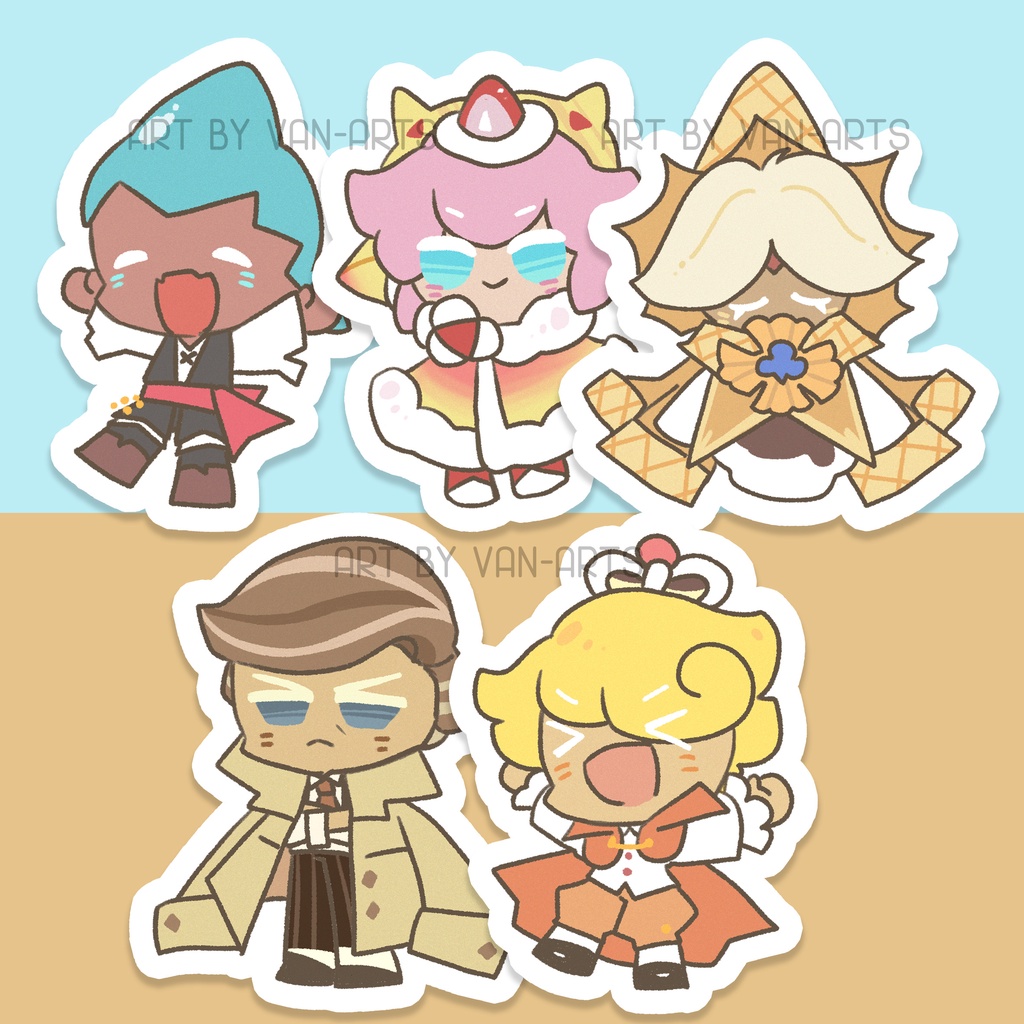 Jual Cookie Run Kingdom | CRK characters stickers Indonesia|Shopee ...