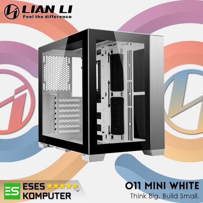 Jual Case LIAN LI O11 DYNAMIC MINI WHITE - ATX - Mid Tower | Shopee ...