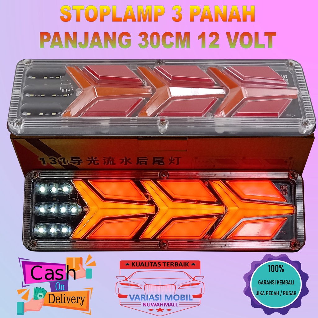 Jual Stoplamp Lampu Rem Belakang Stop Lamp LED Pickup L300 Carry Futura ...