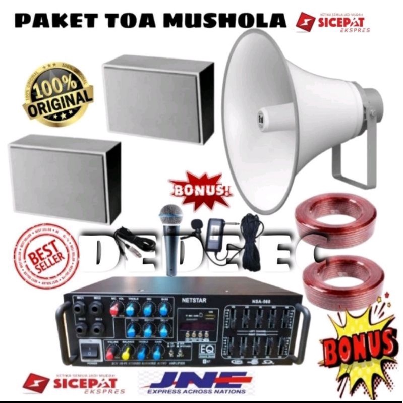 Jual Paket Sound System Toa Masjid Toa Mushola Super Hemat Juga Lengkap Indonesia|Shopee Indonesia