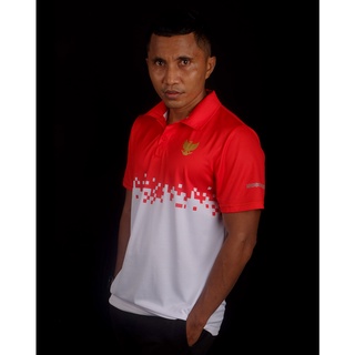 Jual JERSEY MERAH PUTIH KERAH - PIXEL | Shopee Indonesia
