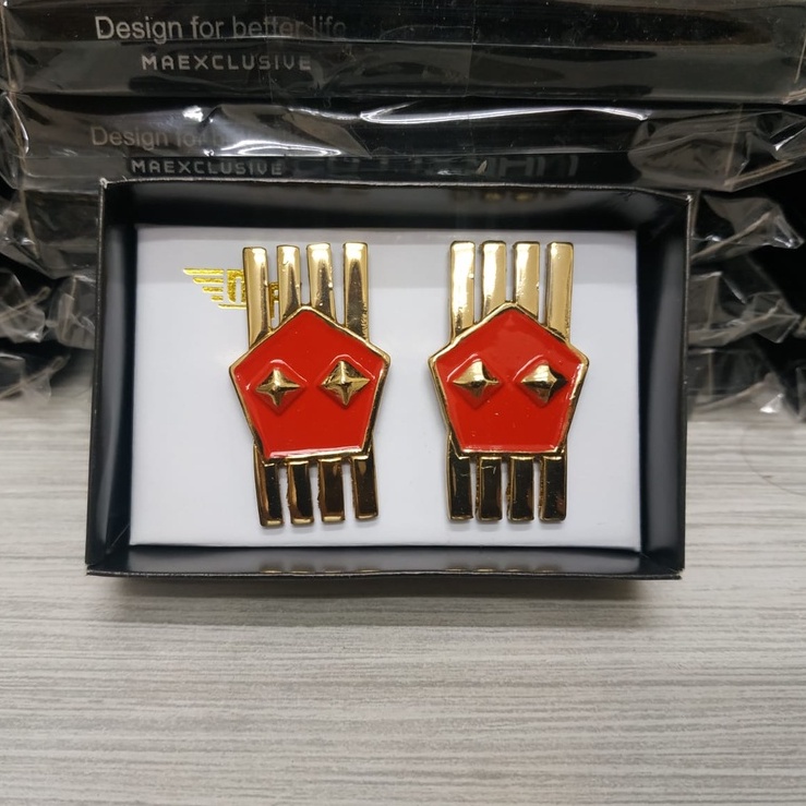 Jual Pin Pangkat Lencana PNS TNI 4B gol IV B Brivet Brevet Pin Wing ...