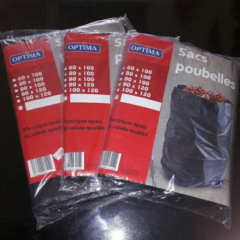 Jual Plastik sampah Optima/Trash bag hitam/plastik sampah besar ...