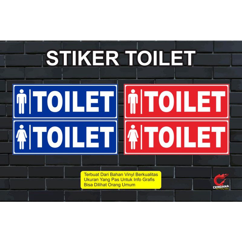 Jual Stiker TOILET 10ribu dapat 2pcs | Shopee Indonesia