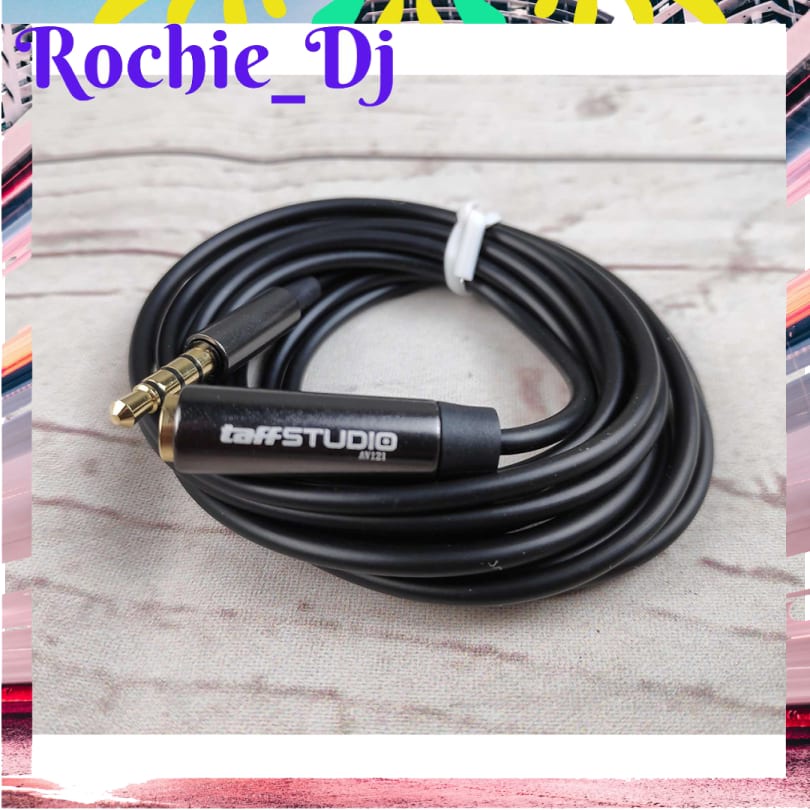 Jual TAFFSTUDIO KABEL AUX AUDIO EXTENSION 3.5MM MALE TO FEMALE 2M ...