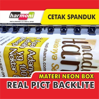 Jual CETAK BACKLITE 510 gram OUTDOOR, BAHAN NEON BOX | Shopee Indonesia