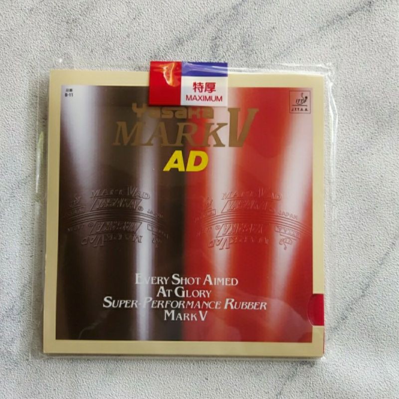 Jual Yasaka Mark V AD karet rubber bat bet pingpong 100%Original | Shopee Indonesia