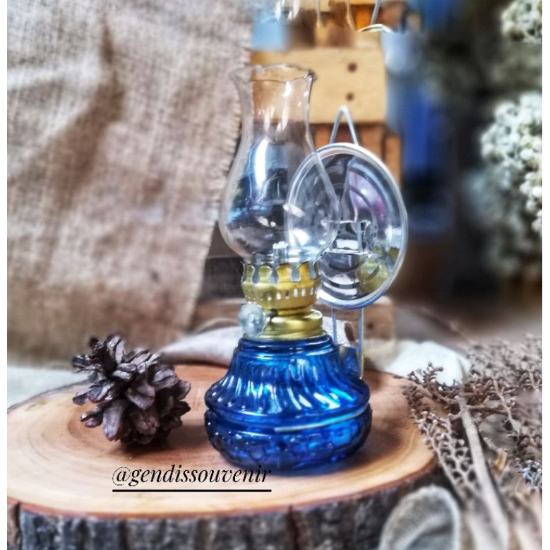 Jual LAMPU TEPLOK MINYAK POT KACA WARNA - Souvenir- Sentir properti ...