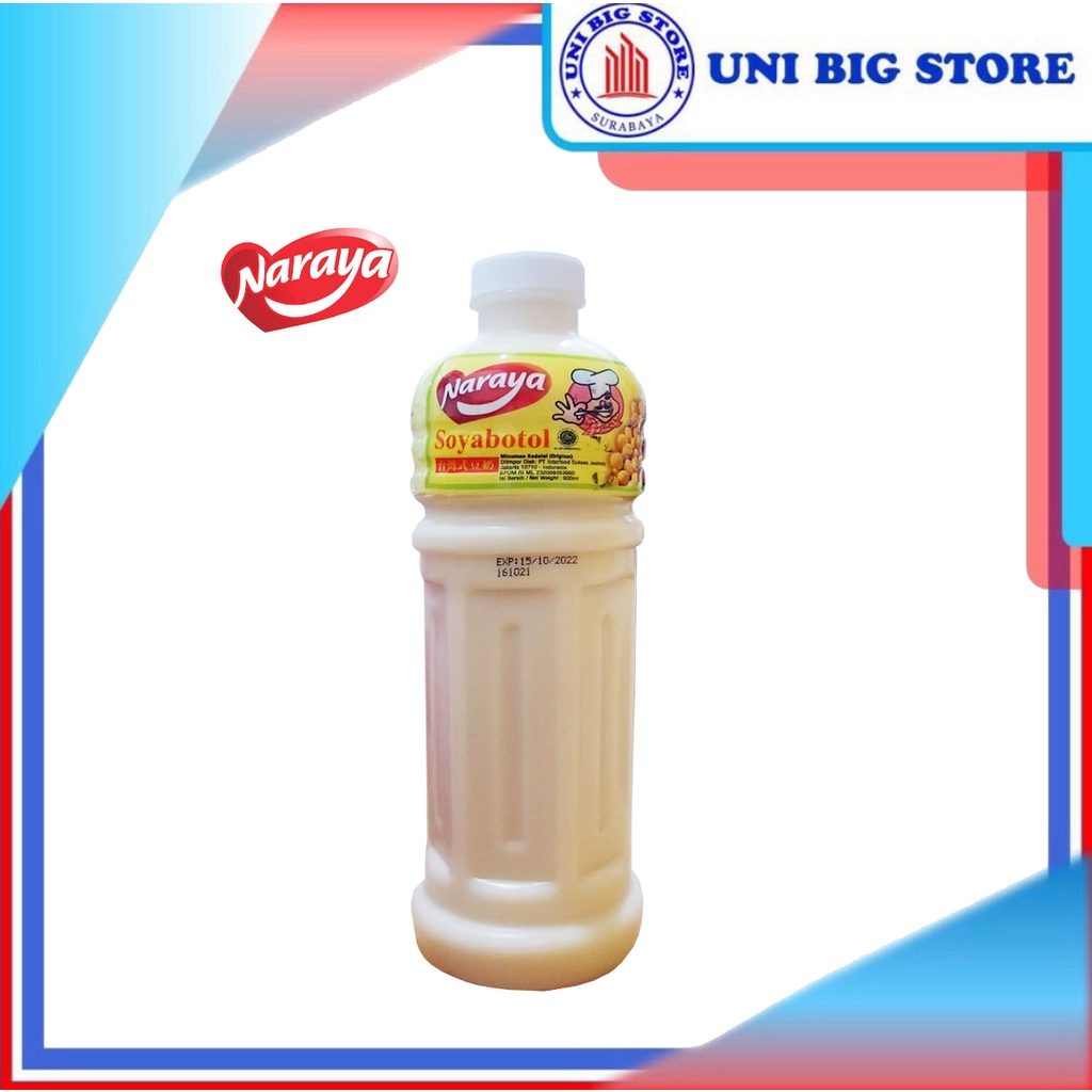 Jual Naraya Soya Botol Minuman Susu kedelai 920 ml Soy Bean Milk ...
