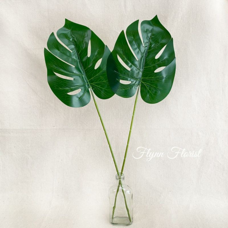Jual Daun Monstera artificial Premium Daun Artificial / Daun Dekorasi ...
