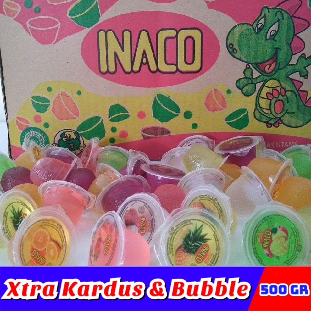 Jual [500gr] Inaco Jelly Mini Rasa Buah-Buahan Segar / Ager Mini Inaco ...