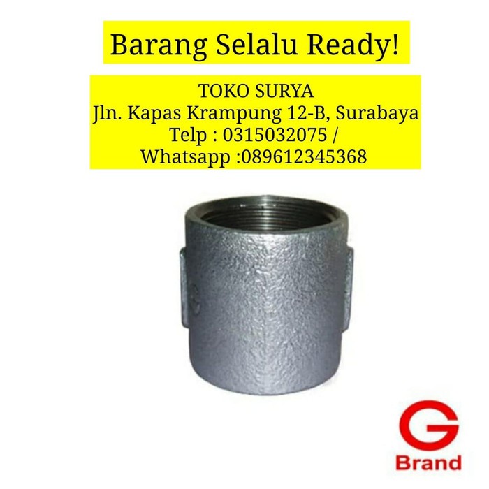 Jual Sok Besi 4" Sambungan Besi 4" Socket Besi Galvanis 4" | Shopee ...