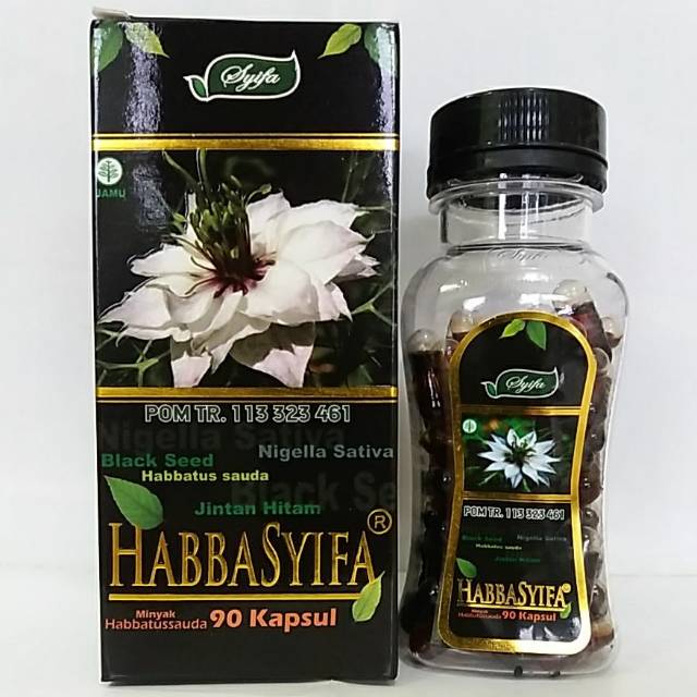 HABBASYIFA 90 KAPSUL habbatussauda obat maag asam urat anti virus ...