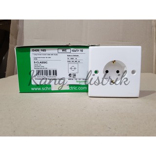 Jual Stop Kontak Clipsal E426/16S Stop Kontak SCHNEIDER S-CLASSIC ...