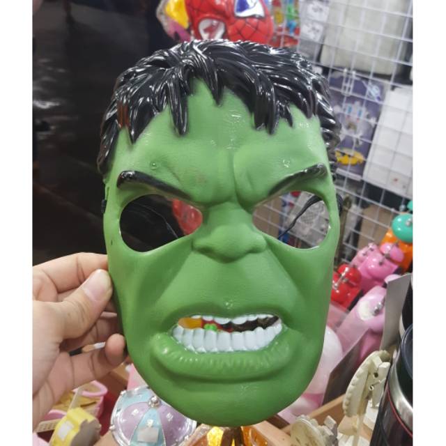 Jual Topeng hulk avenger hijau superhero mask kingkong besar ijo ...