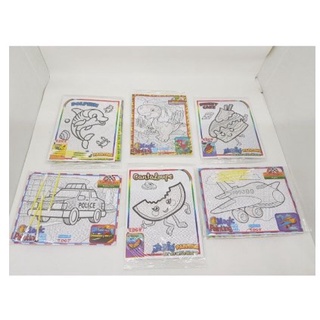 Jual Mewarnai SET 5 Anak Magic Painting Dengan Cotton bud dan Air COD ...