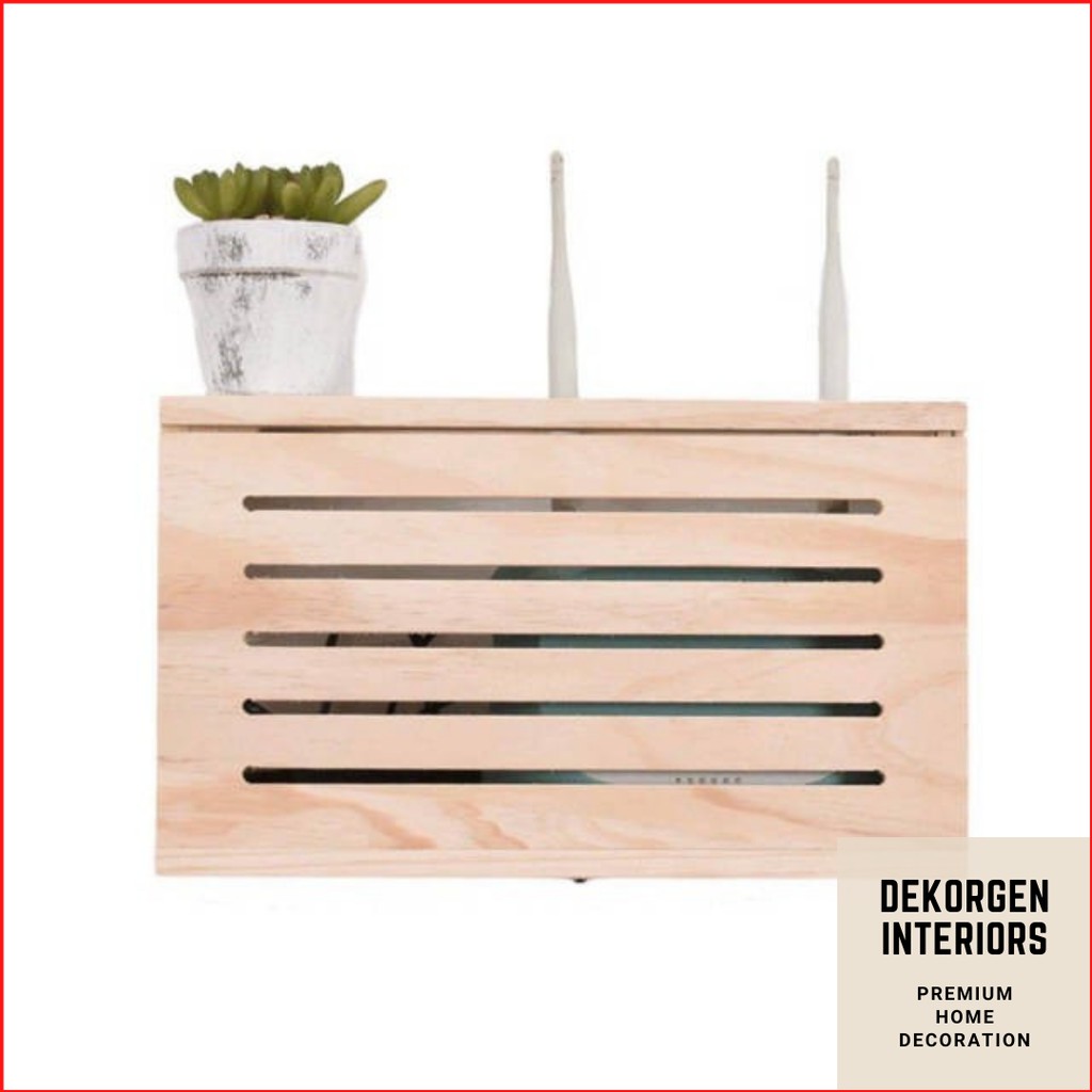 Jual Kotak Wifi Rak Router Wifi Kotak Penyimpan Wifi Booster TV Rak ...