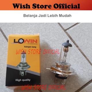 Jual Lampu Bohlam Bohlamp Head Lamp Utama LOWIN DOP Halogen H4 12Volt ...