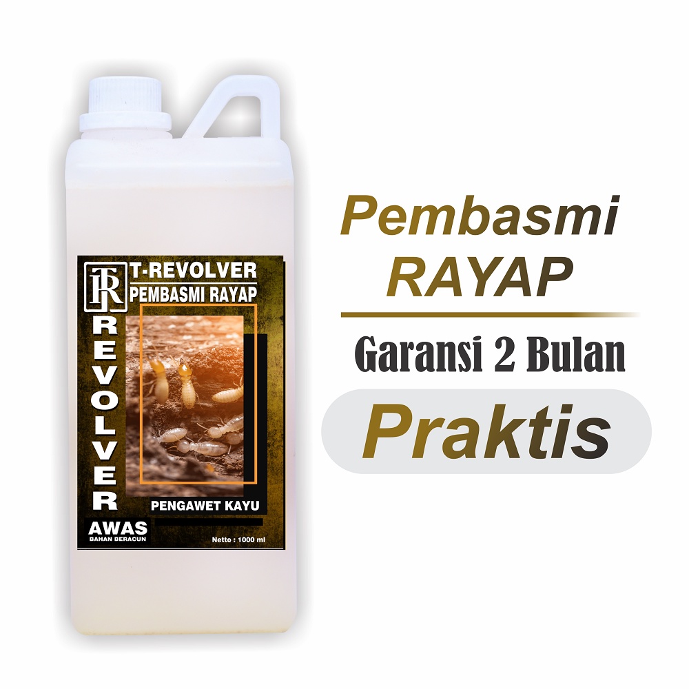 Jual pembasmi rayap kayu dan tanah T Revolver obat rayap 1 liter ...