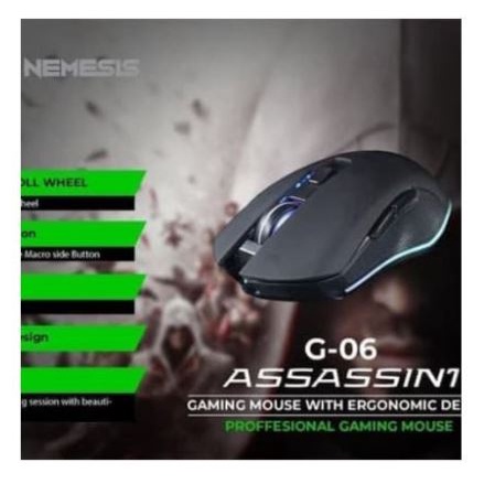 Jual Mouse gaming Nyk nemesis Wired Usb 2.0 optical led Rgb 2400Dpi ...