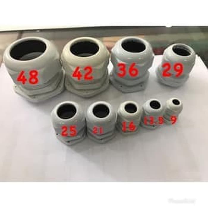 Jual Kabel Gland PG-16 / Cable Gland PG16 / Glen PG 16 / PVC PG-16 ~El~Xt1~ | Shopee Indonesia
