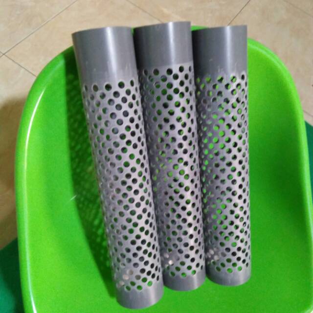 Jual Pipa saringan kolam 1,5in lubang 7mili panjang 30cm | Shopee Indonesia