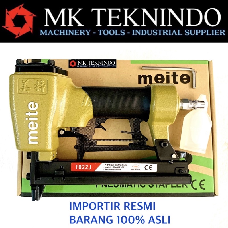 Jual Meite 1022J Air Stapler Gun Alat Paku Tembak Staples U Nailer ...
