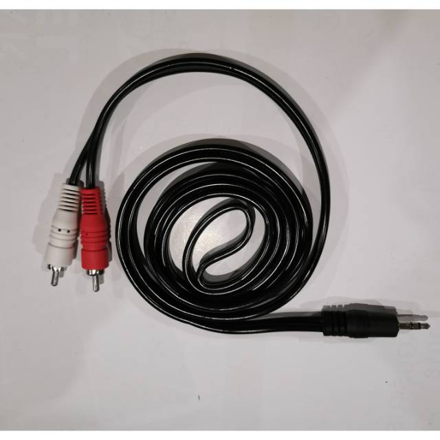 Jual Kabel rca to AUX 1.5meter hitam | Shopee Indonesia