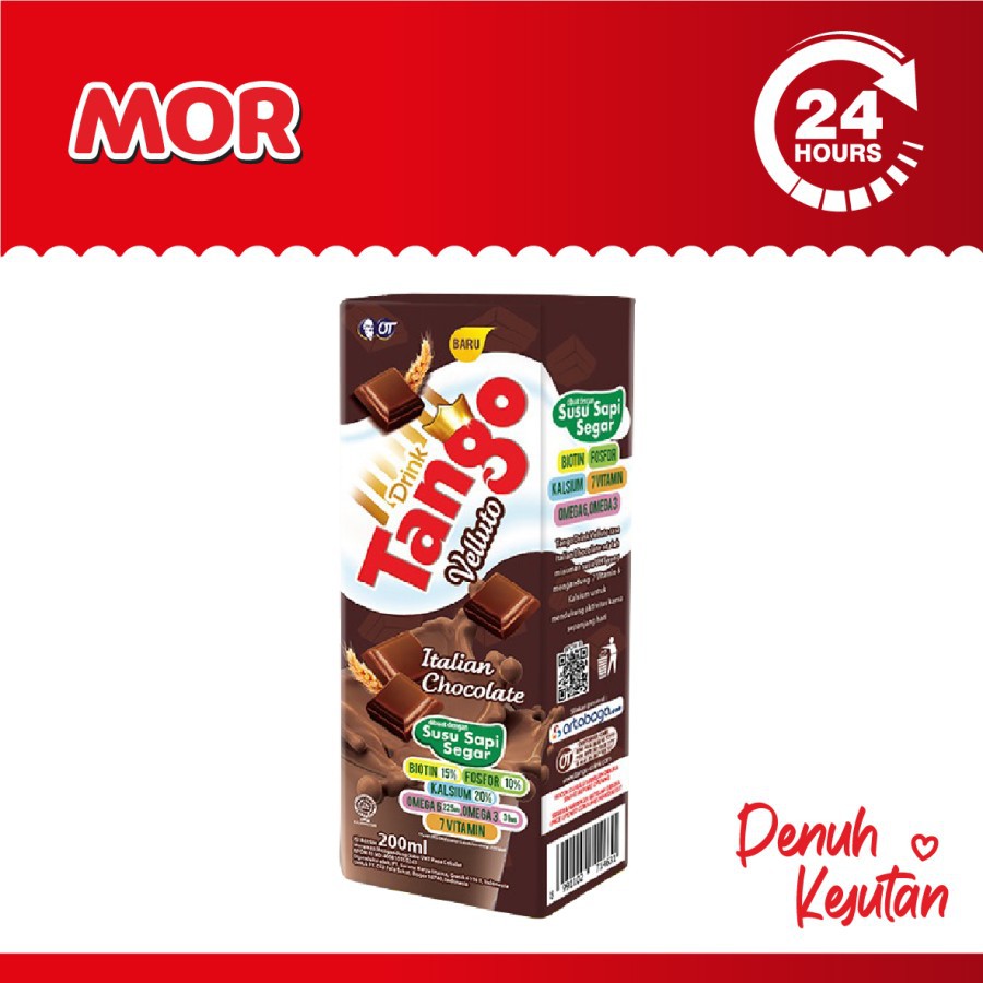 Jual TANGO DRINK Susu Sapi Segar UHT #JADIJUARA 200 ml - Chocolate ...