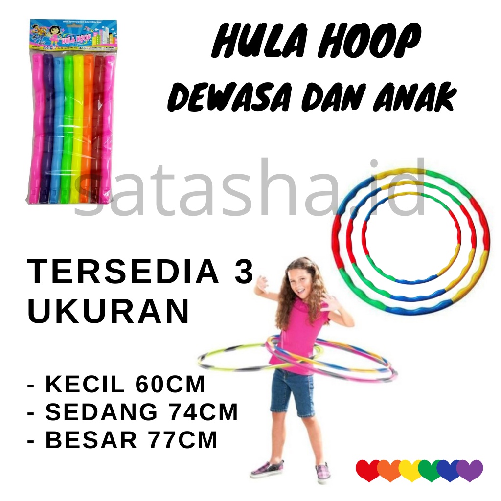 Jual Hula Hoop Ring Plastik - Hulla Hoop Kecil - Besar - Hulla Hop - Hola Holla Dancing Anak ...