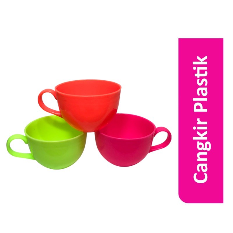 Jual [12 pcs] Cangkir Plastik Cantik 200 ml | Shopee Indonesia