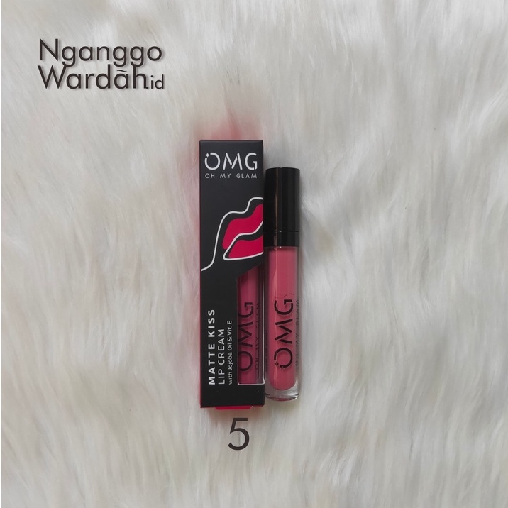 Jual OMG Oh My Glam Matte Kiss Lip Cream | 05-Punch | OMG Lip Cream ...