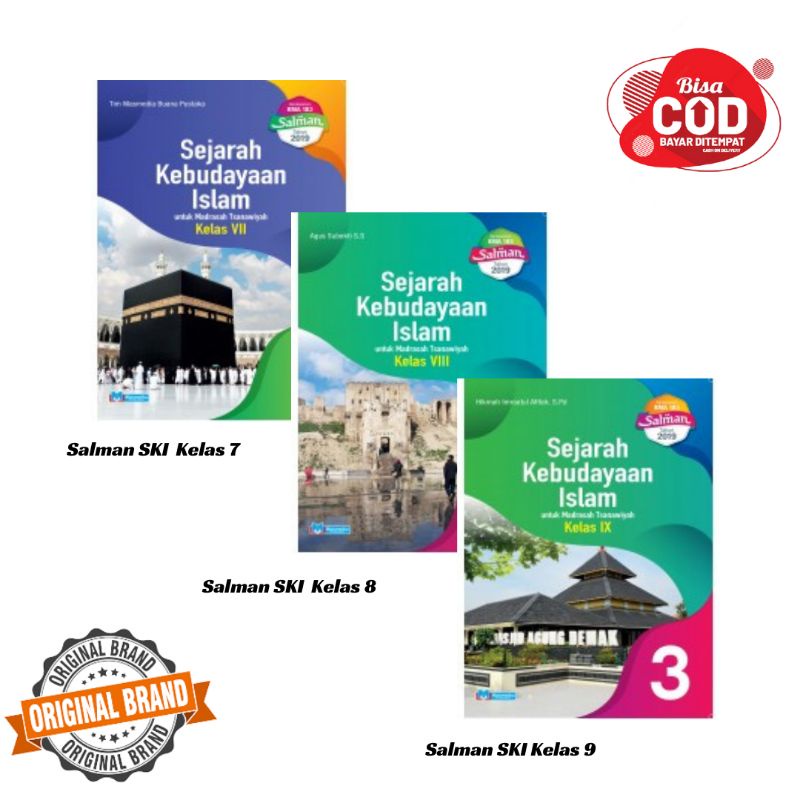 Jual Buku SALMAN Sejarah Kebudayaan Islam MTS kelas 7 8 9 (KMA 183 Tahun 2019) Edisi Revisi ...