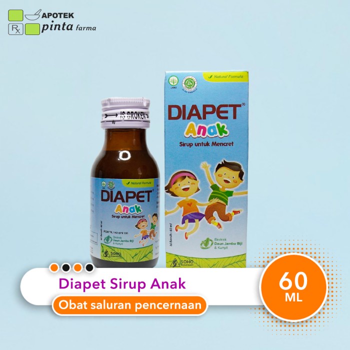 Jual Diapet Anak Sirup 60 ML | Shopee Indonesia